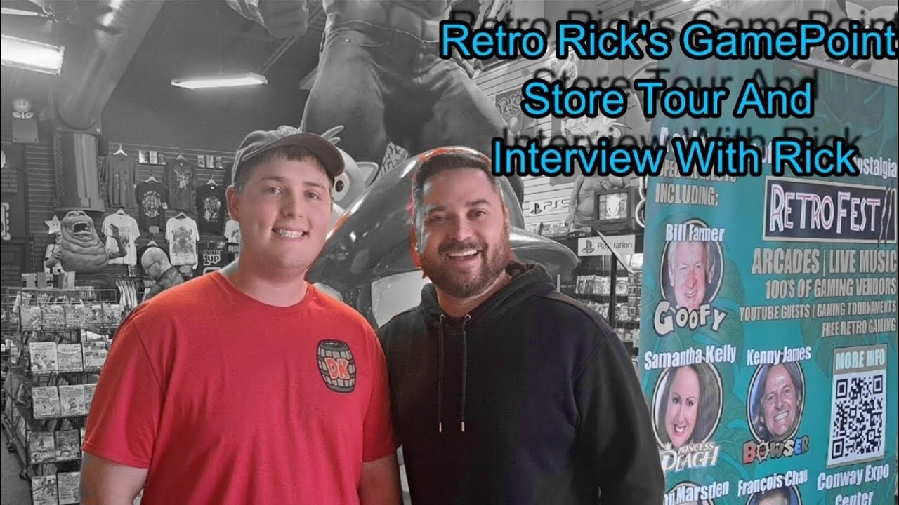 Retro Rick's GamePoint Store Tour & Interview With Retro Rick ...