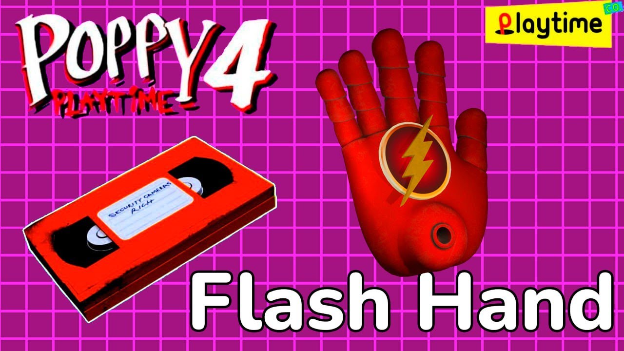 Flash Hand VHS Tape Tutorial Poppy Playtime Chapter 4 - YouTube