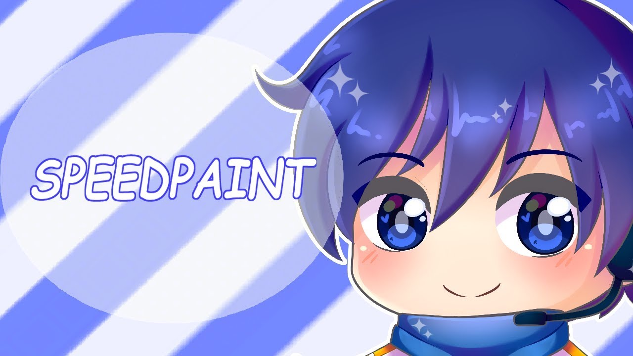 [Speedpaint] Kaito chibi | Vocaloid | - YouTube