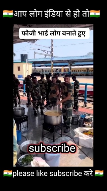 Indian Army Cooking in Action | Real Army Life #Shorts - YouTube