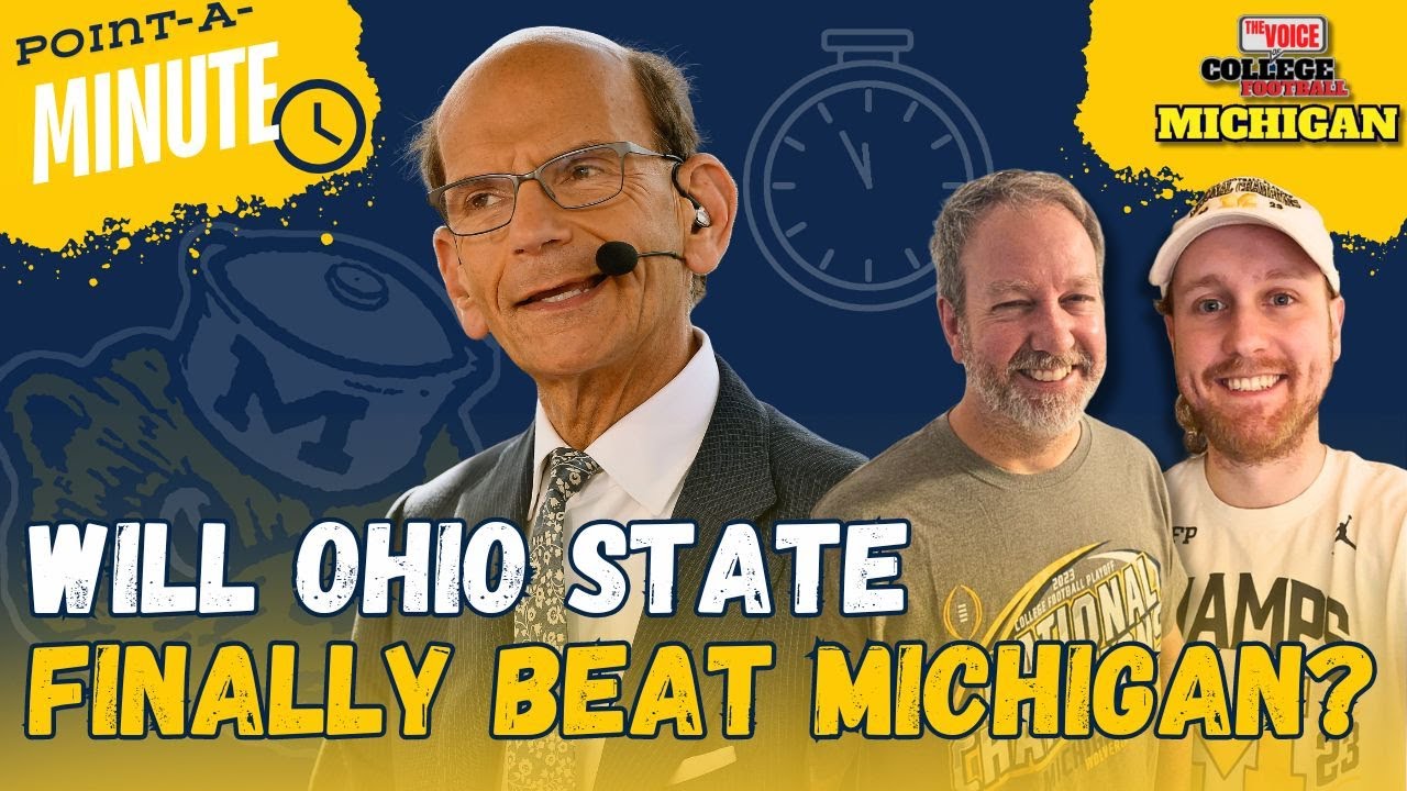 Point-A-Minute - Michigan to the CFP despite Ohio State LOSS - Finebaum ...