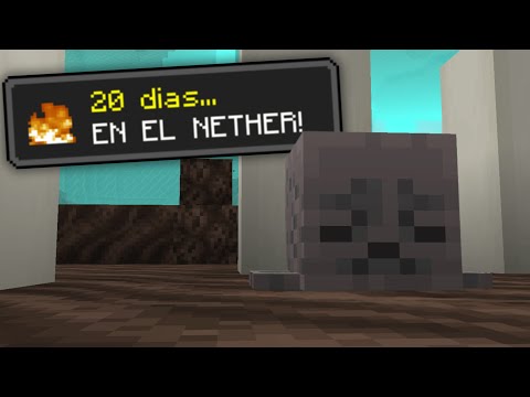 Este nuevo logro requiere pasar 20 días encerrado en el nether.