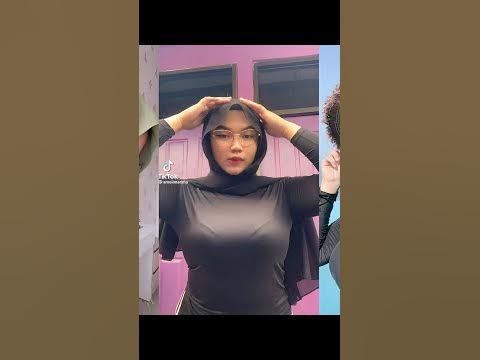 Jilbab tobrut manset hitam licin part 2 - YouTube