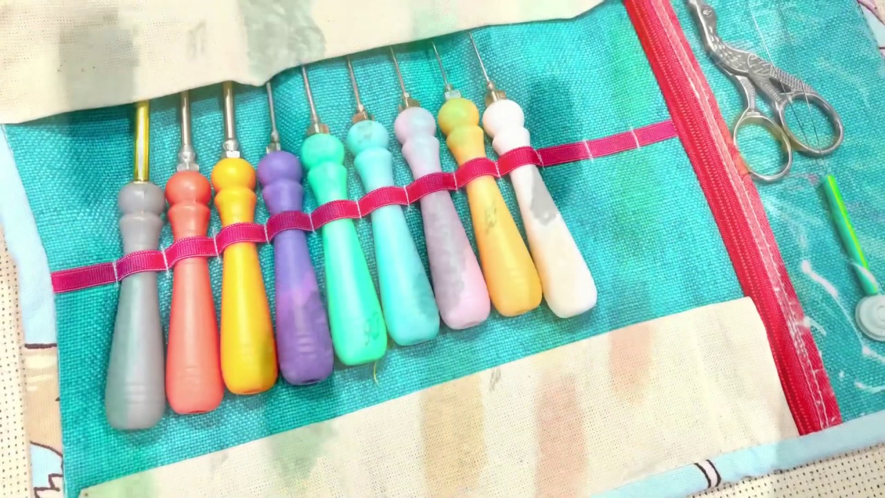 Agujas needlepunch, china, ruso, mágica, Pika Pika, veloz, tapetera ...