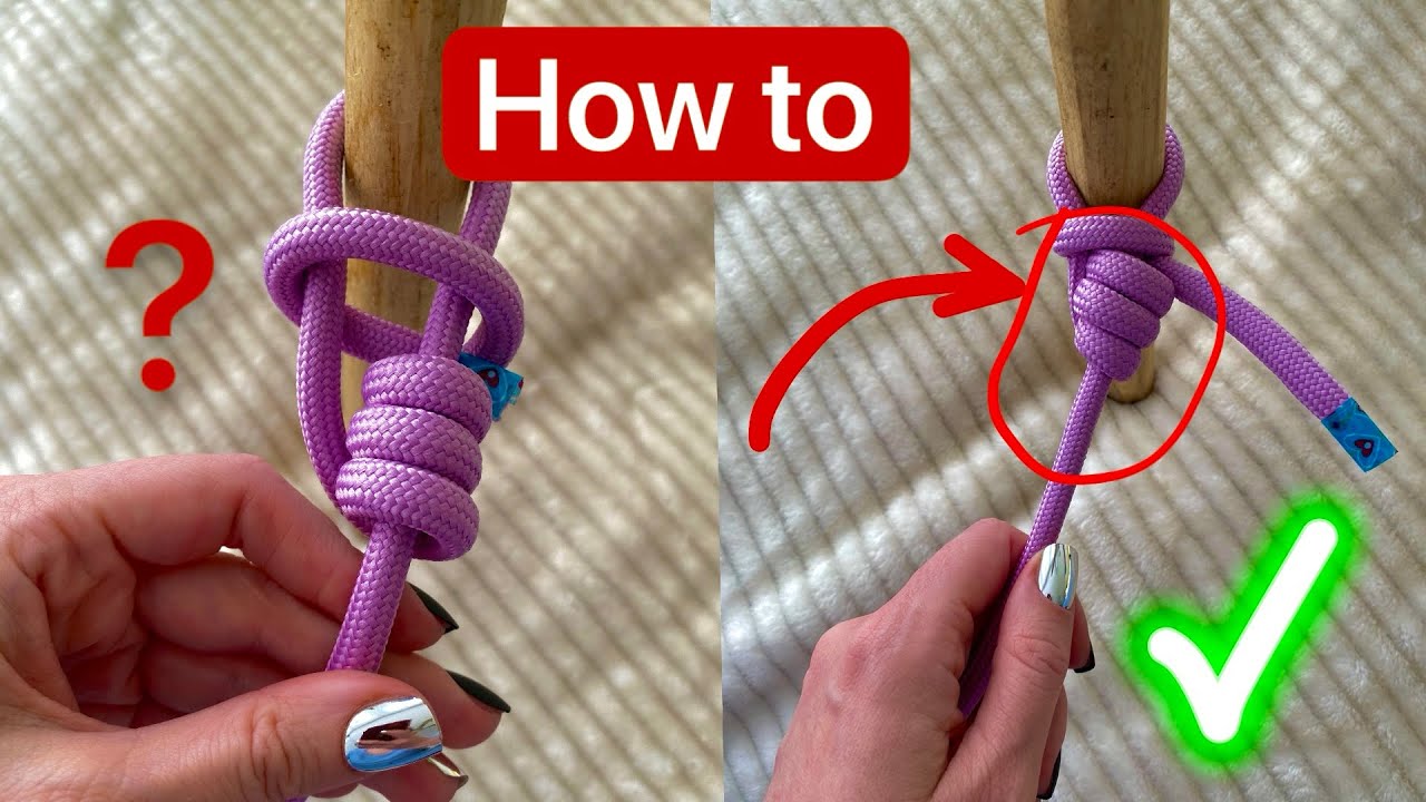 Very useful slipknot step by step - YouTube