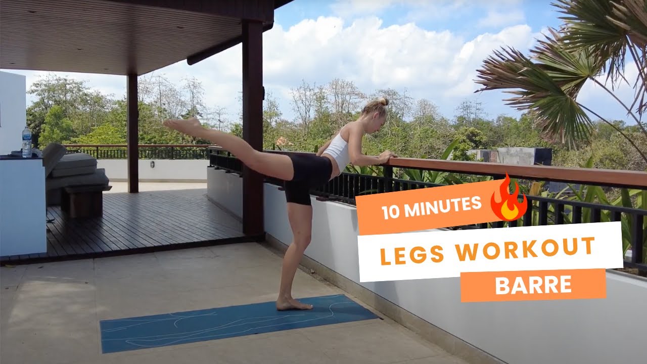 10 MIN SCULPTED LEGS BARRE BURN - YouTube
