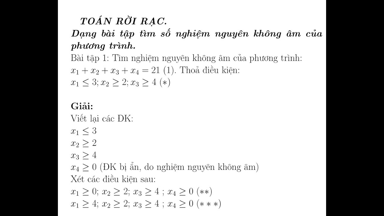 To n R i R c T m S Nghi m Nguy n Kh ng m C a Ph ng Tr nh P1 Math