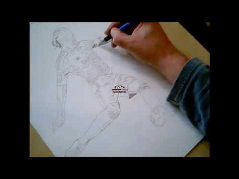 How to speed draw Didier Drogba - YouTube