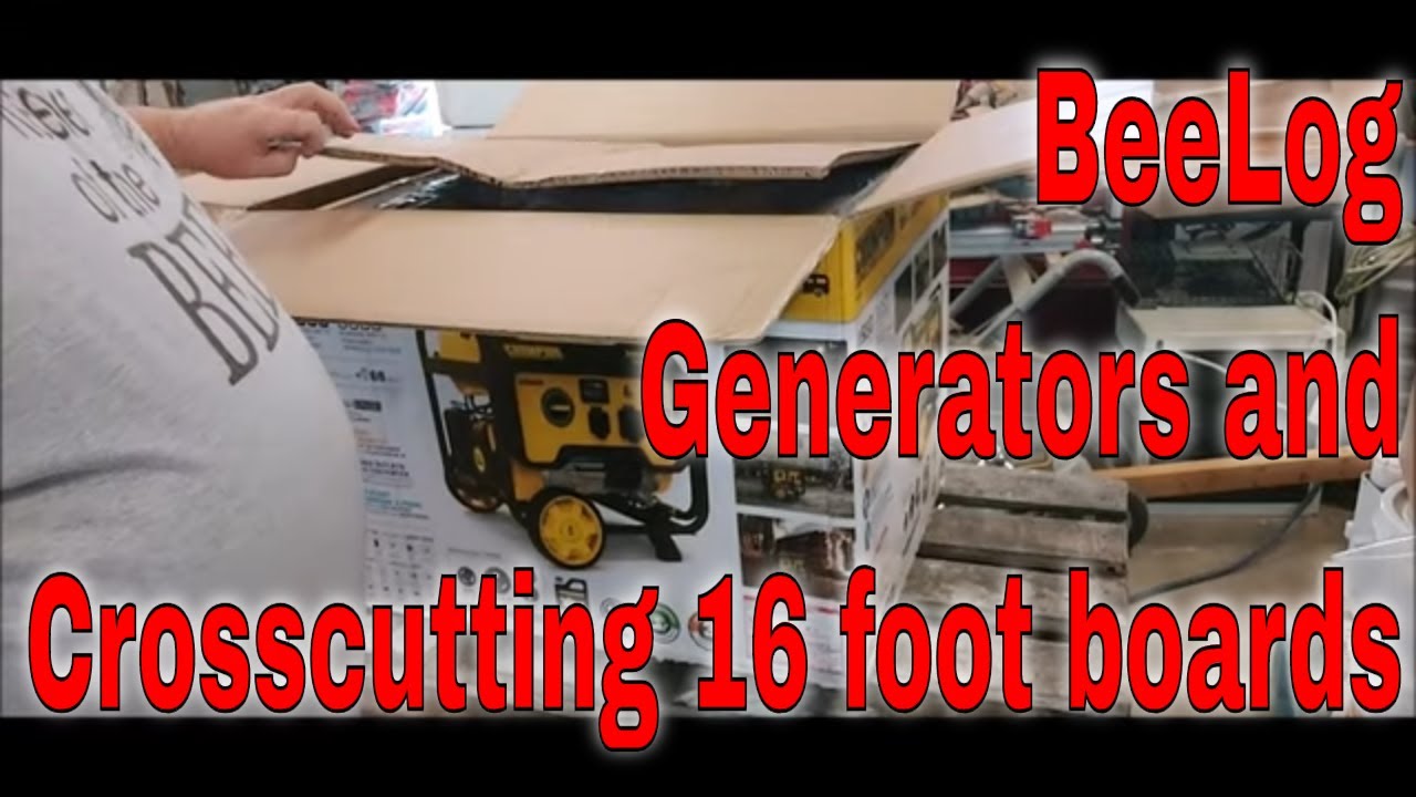 BeeLog-Generators and Crosscutting 16 foot boards-That Bee Man - YouTube