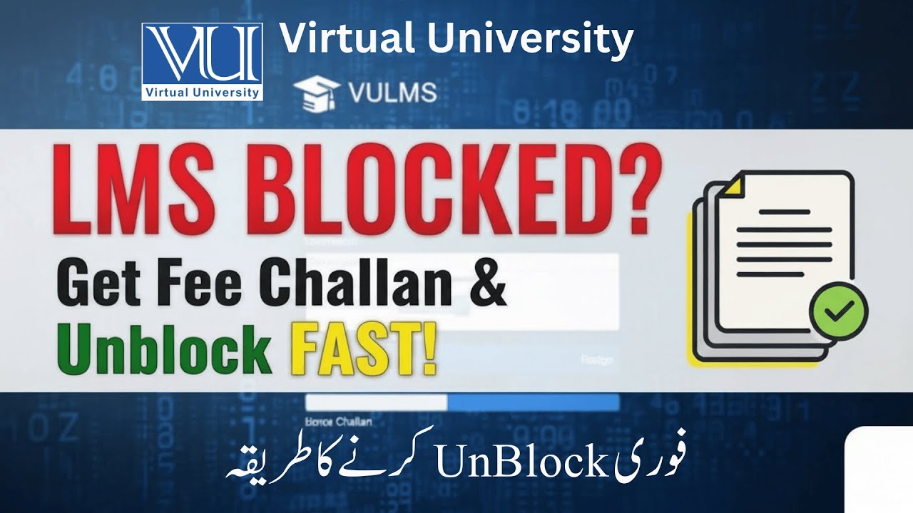 𝐕𝐔 𝐋𝐌𝐒 𝐁𝐥𝐨𝐜𝐤𝐞𝐝? 𝐇𝐨𝐰 𝐭𝐨 𝐆𝐞𝐭 𝐅𝐞𝐞 𝐂𝐡𝐚𝐥𝐥𝐚𝐧 & 𝐐𝐮𝐢𝐜𝐤𝐥𝐲 𝐔𝐧𝐛𝐥𝐨𝐜𝐤 𝐘𝐨𝐮𝐫 𝐀𝐜𝐜𝐨𝐮𝐧𝐭 ...