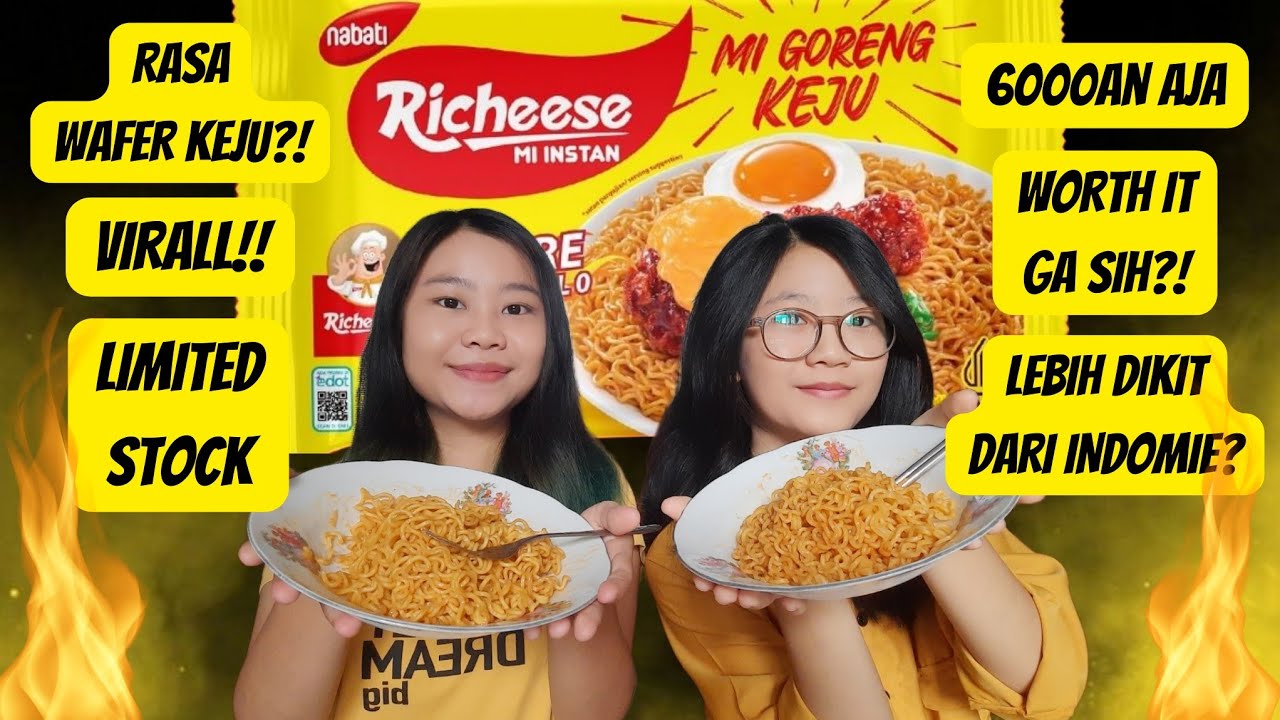 NYOBAIN MIE GORENG RICHEESE FACTORY LEVEL 0!! SAINGAN INDOMIE ...