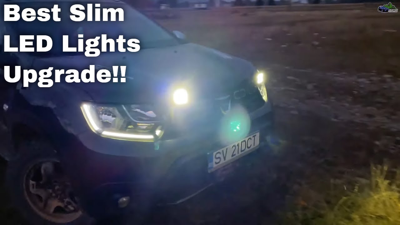 Duster 4x4 Quality LED Lights Offroad Upgrade | Auxbeam 3" Light Pods ...