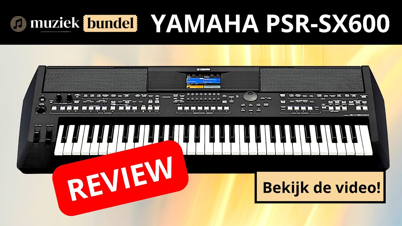 Yamaha PSR SX600 Keyboard Review - YouTube