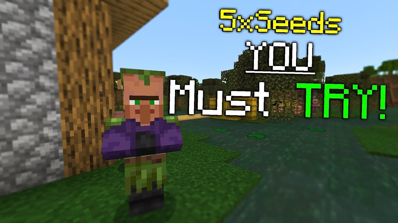 5x Very UNIQUE Minecraft Seeds You MUST Try! - YouTube