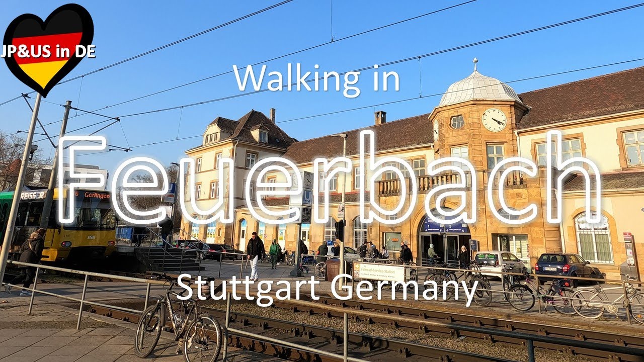 【🇩🇪Feuerbach】Walking in Feuerbach Stuttgart Germany / Walking Tour ...