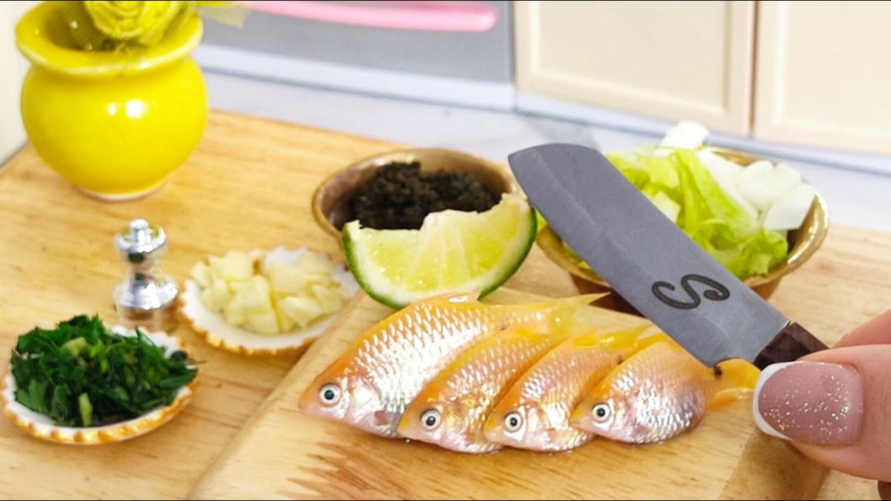 Delicious and simple miniature fish recipe with me | Delicious ...