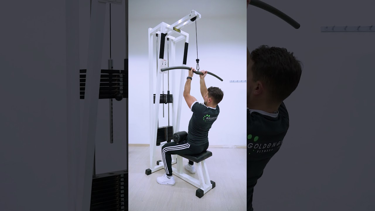 Lat machine stretta supina | Lat machine narrow supine grip - YouTube