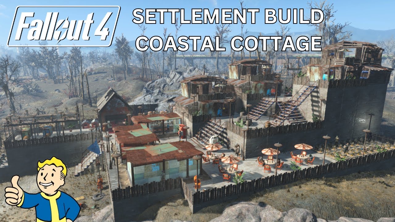 Settlement Build Coastal Cottage The Story of Fallout 4 Part 171 ...