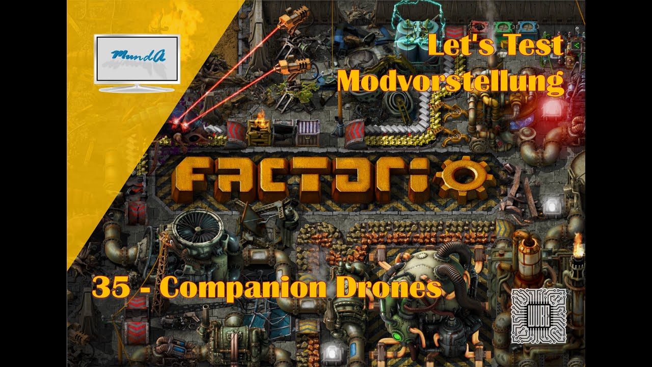 Let's Test Factorio Modvorstellung *35 Companion Drones - YouTube