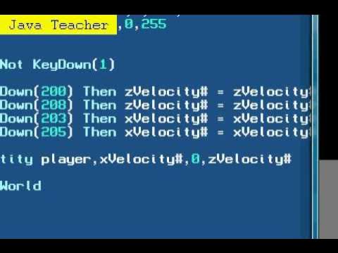 Blitz3D Tutorial 20 - Object Velocity (Old) - YouTube