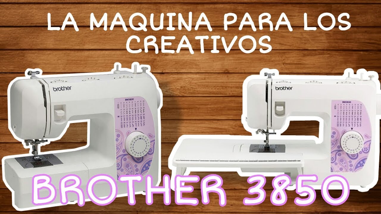 MAQUINA SEMI INDUSTRIAL BROTHER BM3850 - YouTube