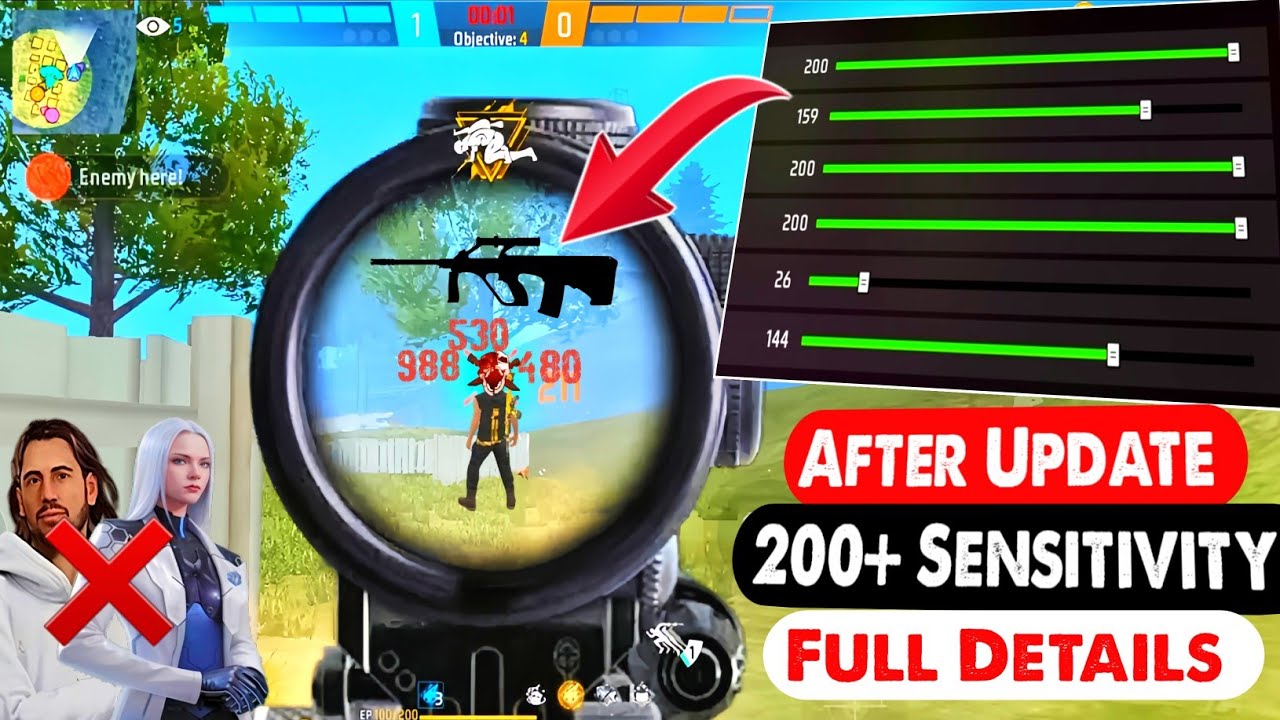 Free Fire New OB44 Update Is Here || After Update Best Sensitivity ...