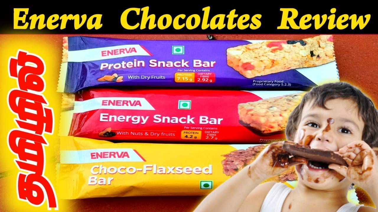ENERVA | Energy Snack Bar | Protein Snack Bar | Choco Flaxseed Bar ...