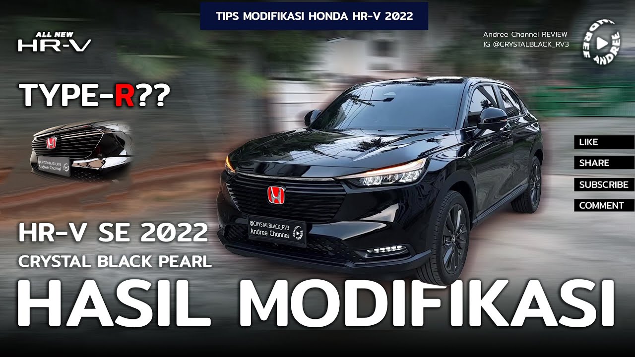 All New HRV 2022 Modifikasi Simpel DIY Type R Emblem #hondahrv #hrv2022 ...