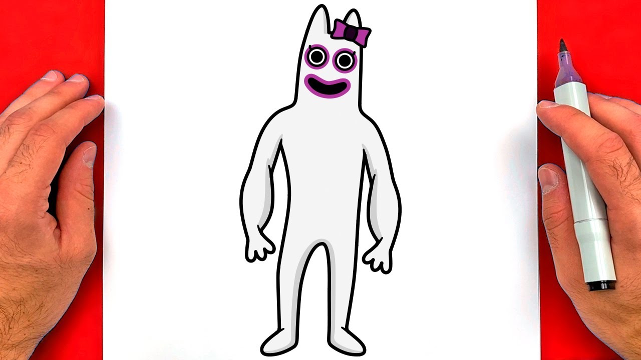 How to DRAW BANBALEENA from Garten of Banban 2 - Easy Step by Step ...
