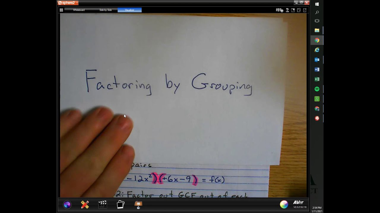 Factoring by Grouping Intro - YouTube