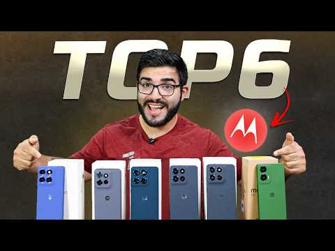 (MUDOU) TOP 6 Melhores Smartphones da MOTOROLA em 2026! estão INCRÍVEIS em custo BENEFÍCIO