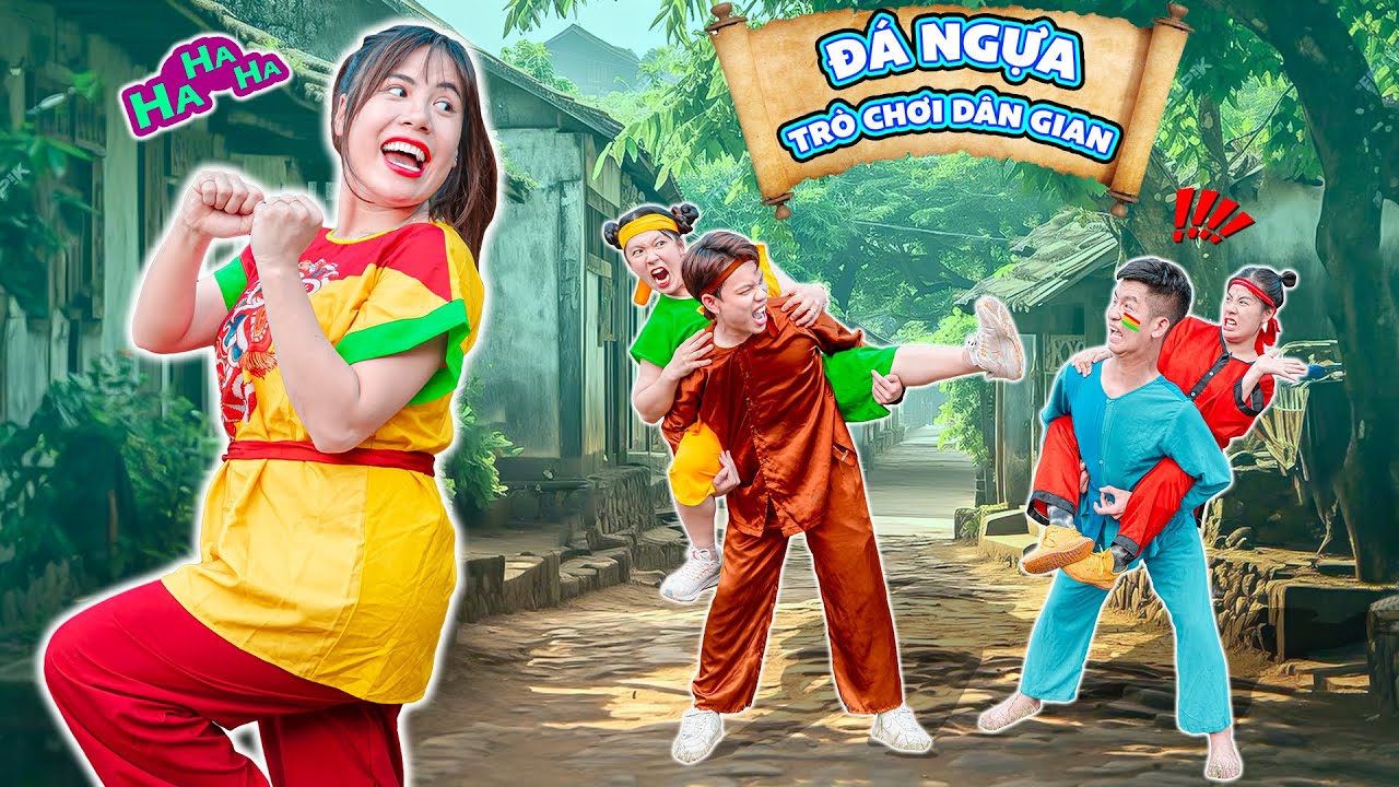BỘ TỨ NHÍ NHỐ XUẤT HIỆN | Trò Chơi Dân Gian Cùng Những Người Bạn Mới ...