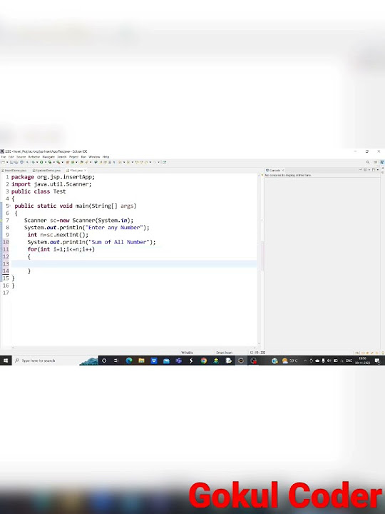 Sum Of N Integer Number In Java Gokulcoder Shorts Javaprogramming Youtube