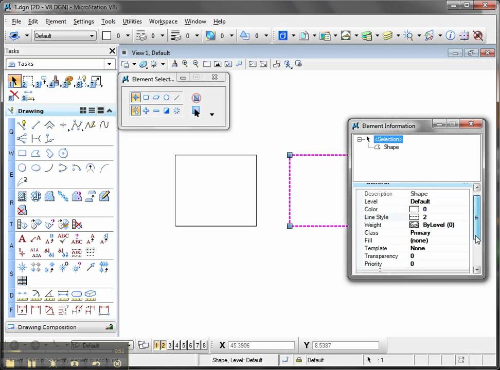 MicroStation tip: automatic hidden lines with element priority - YouTube