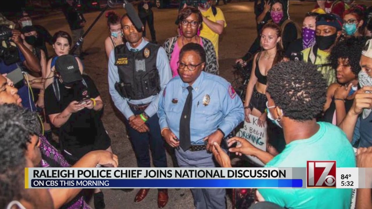 Raleigh police chief joins CBS-hosted national discussion - YouTube