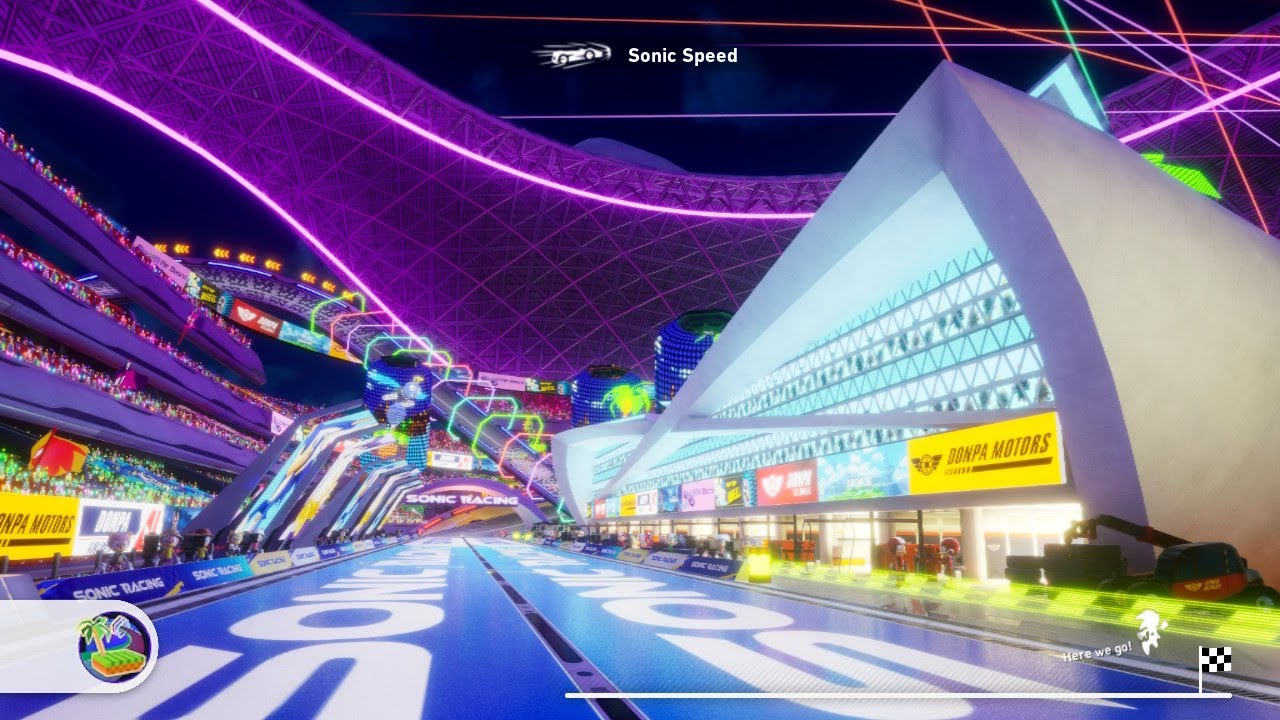 E-Stadium/Roulette Road with transitions - Sonic Racing: CrossWorlds ...