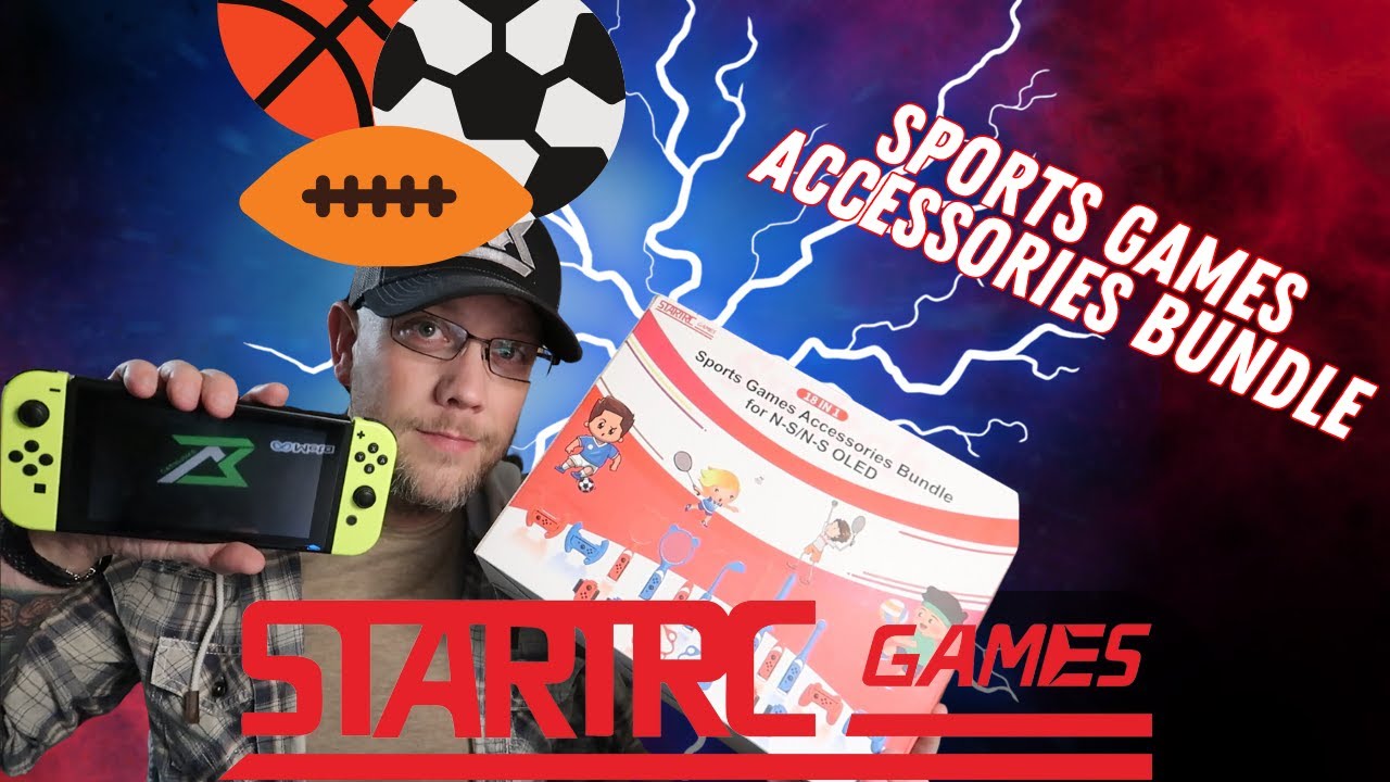 STARTRC Games Sports Games Accessories Bundle 18-1 Unboxing / Test ...