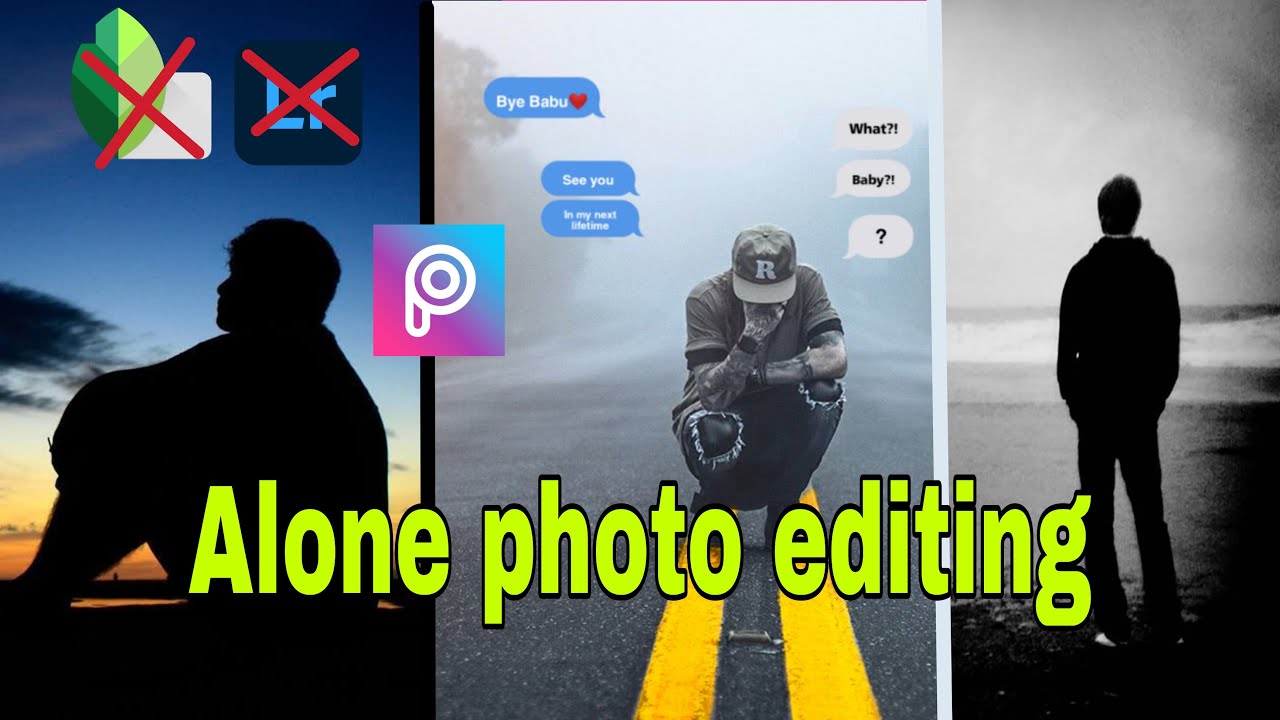Alone Boy Photo Editing How To Edit A Alone Photo /Shadan Editz - YouTube