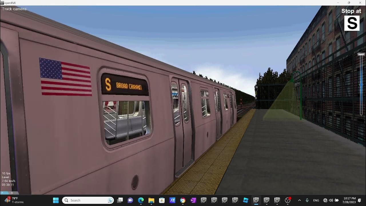 Openbve V2.0 R160A Alstom S Train Arriving & Terminating at Atlantic Avenue Ave Woodhaven ...