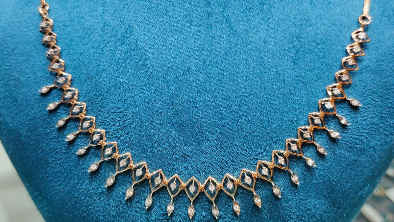 Light weight Rose gold || Diamond| Nagas chain Latest collection ...
