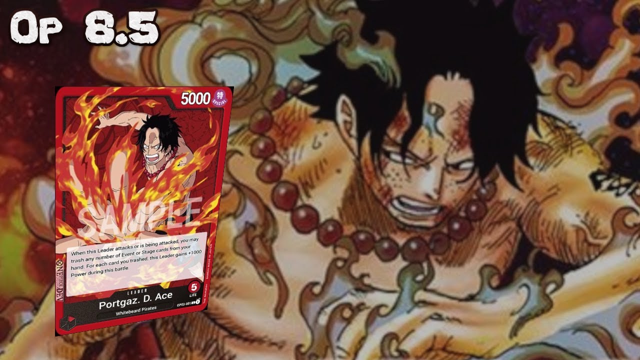 RED ACE OP8.5 DECK PROFILE & GAMEPLAY | ONE PIECE CARD GAME EN ESPAÑOL ...