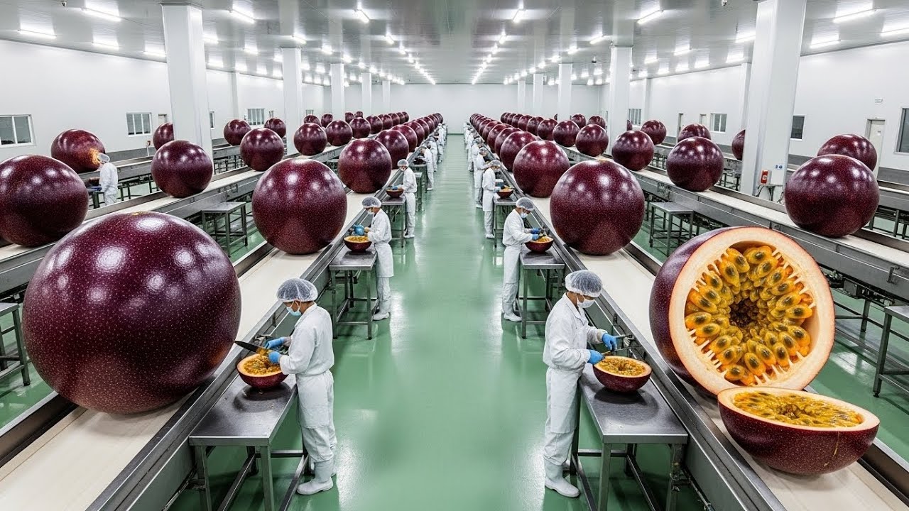 Inside a Modern Passion Fruit Factory: From Raw Fruit to Concentrated ...