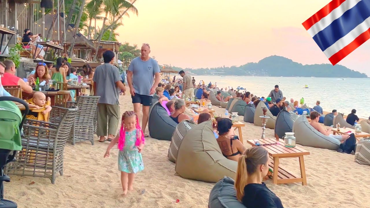 Koh Samui Thailand Bophut Walking Tour Fishermans Village 2024 - YouTube