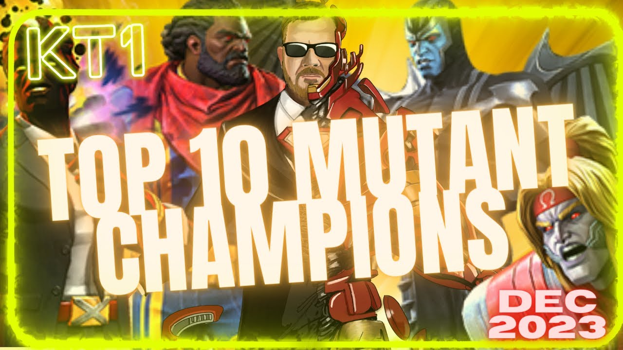 TOP 10 Mutant Champions In MCOC! MCOC Ranking Series! Part 4! December ...