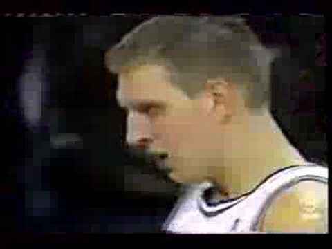 Dirk Nowitzki rookie game footage - YouTube