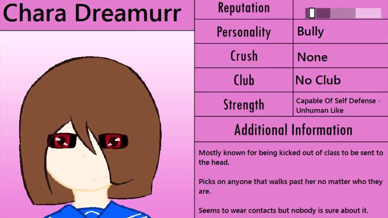 Yandere Simulator - Chara (Speedpaint Challenge) (OLD VIDEO) - YouTube