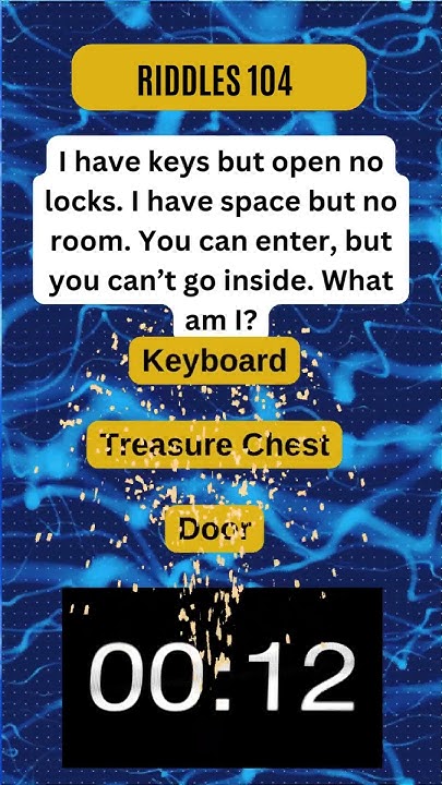 Can You Solve This Riddle Before Time Runs Out? - YouTube