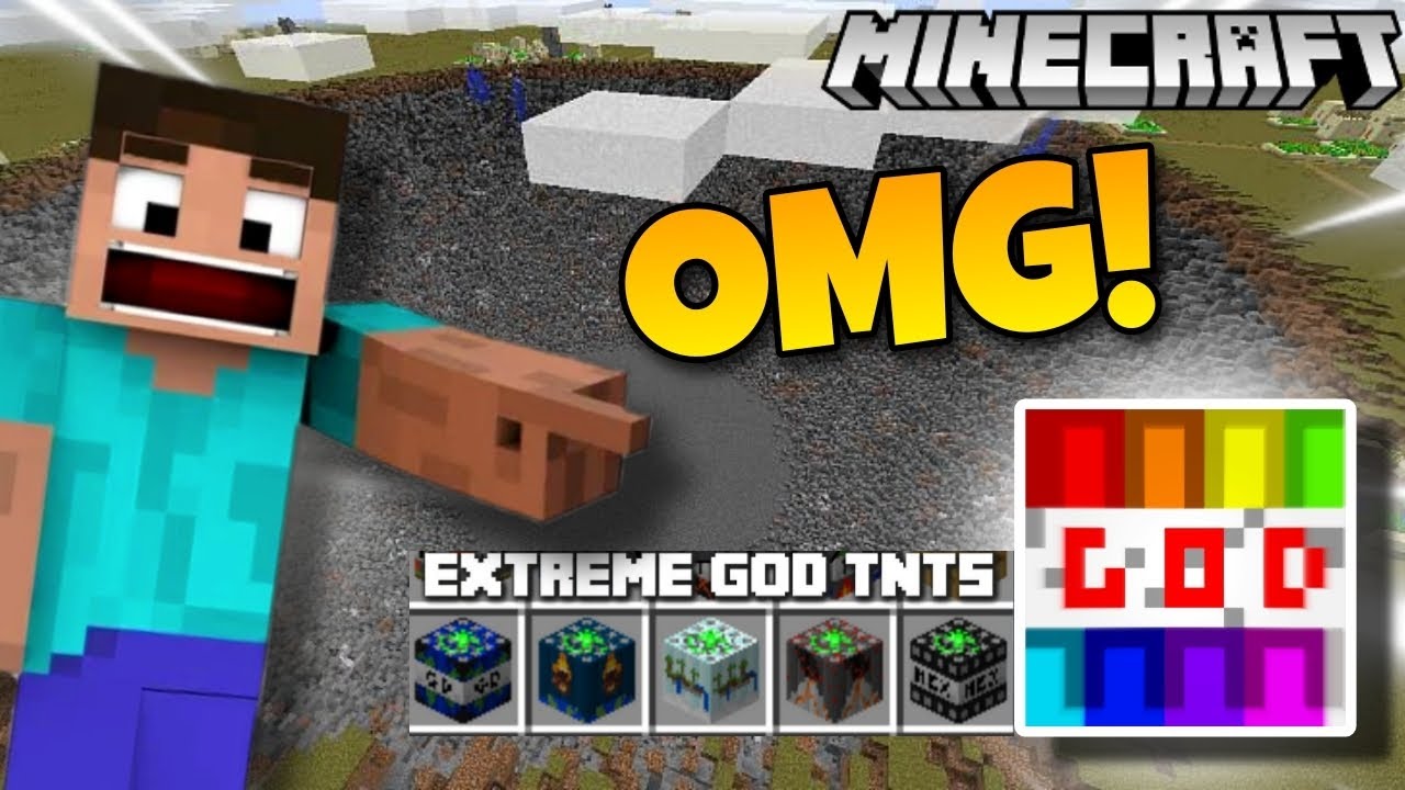 EXTREME GOD TNT Destroyed my Minecraft World... 🤯 - YouTube