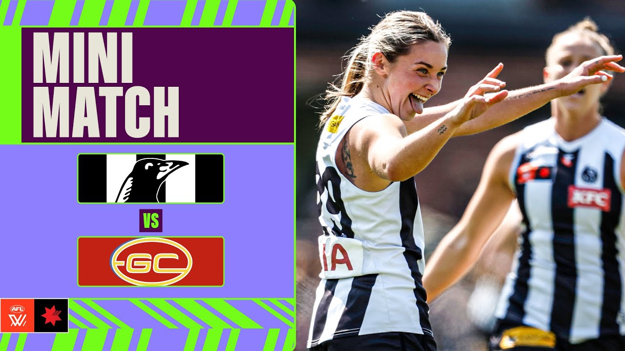 Collingwood v Gold Coast Mini Match | Week Five, 2024 | AFLW - YouTube