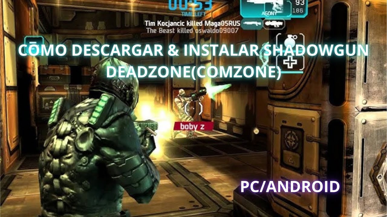 Como descargar instalar shadowgun deadzone (Comzone) 2024 - YouTube